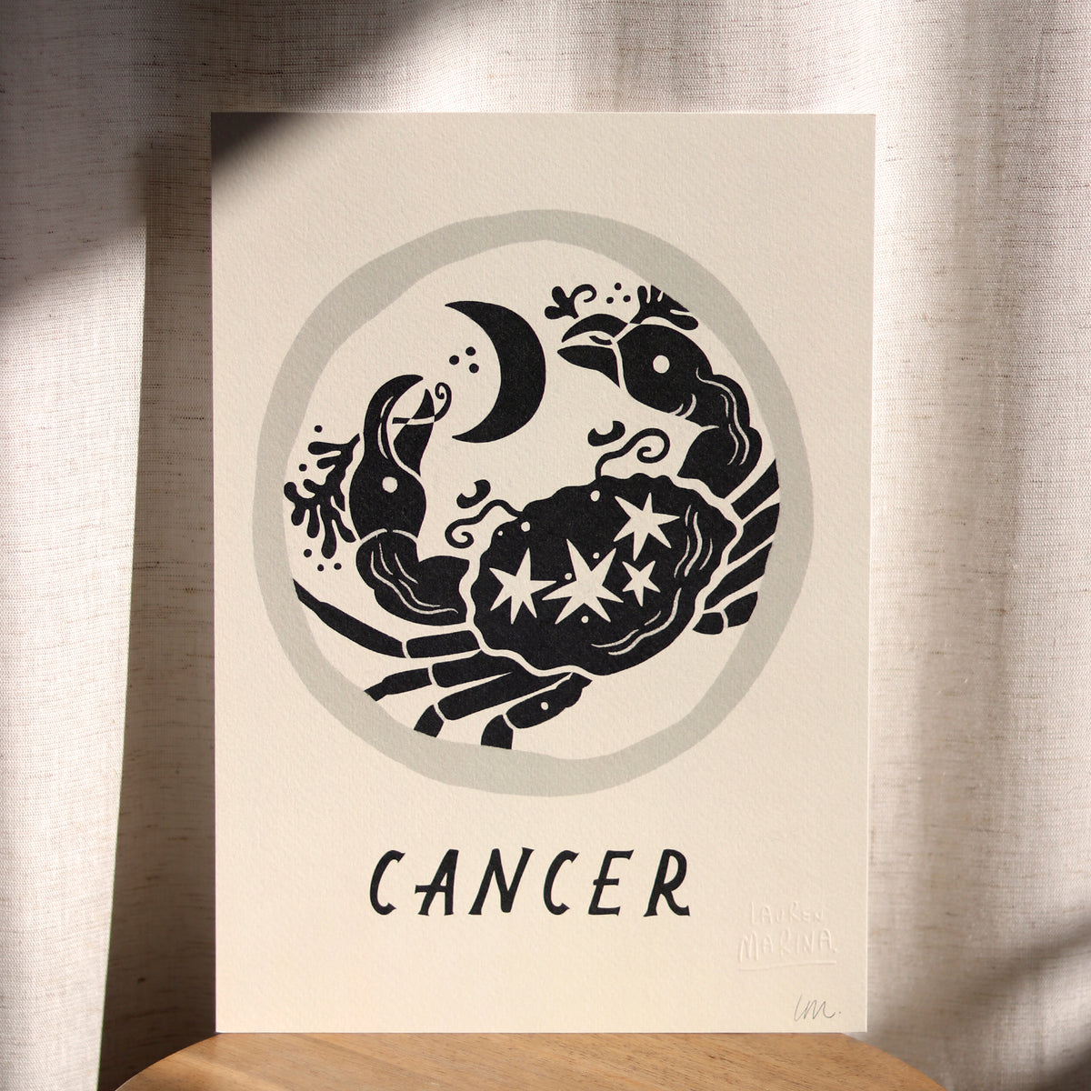 Cancer Zodiac Print | Wanderlust Life
