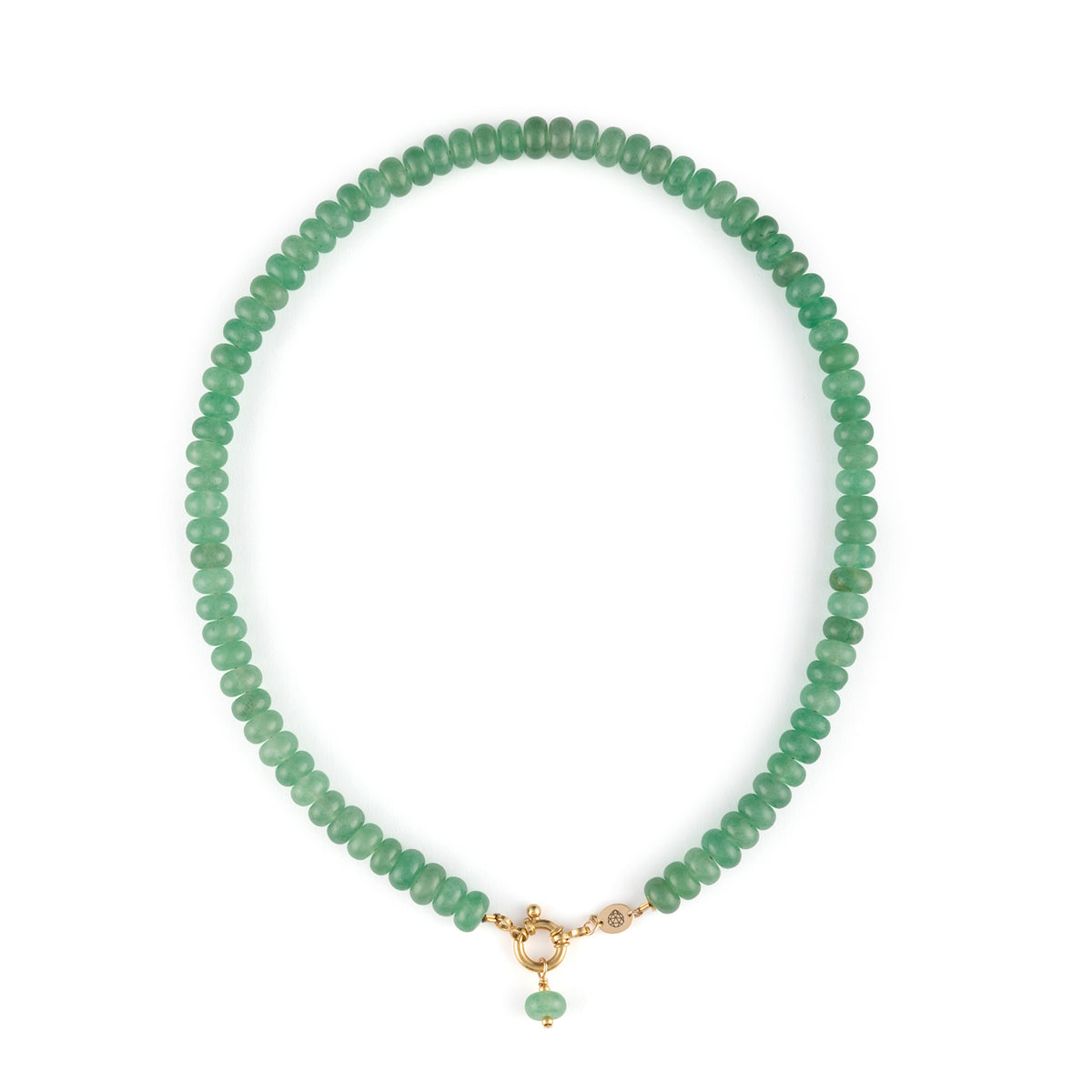 Green Aventurine Statement Beaded Necklace | Wanderlust Life