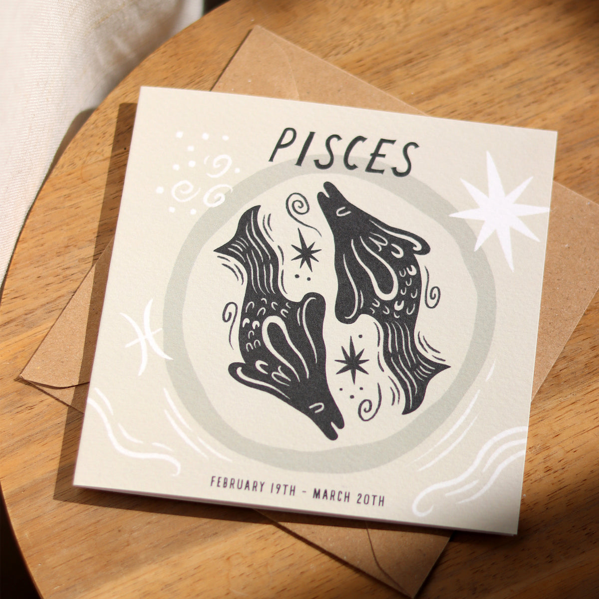 Pisces Zodiac Card | Wanderlust Life