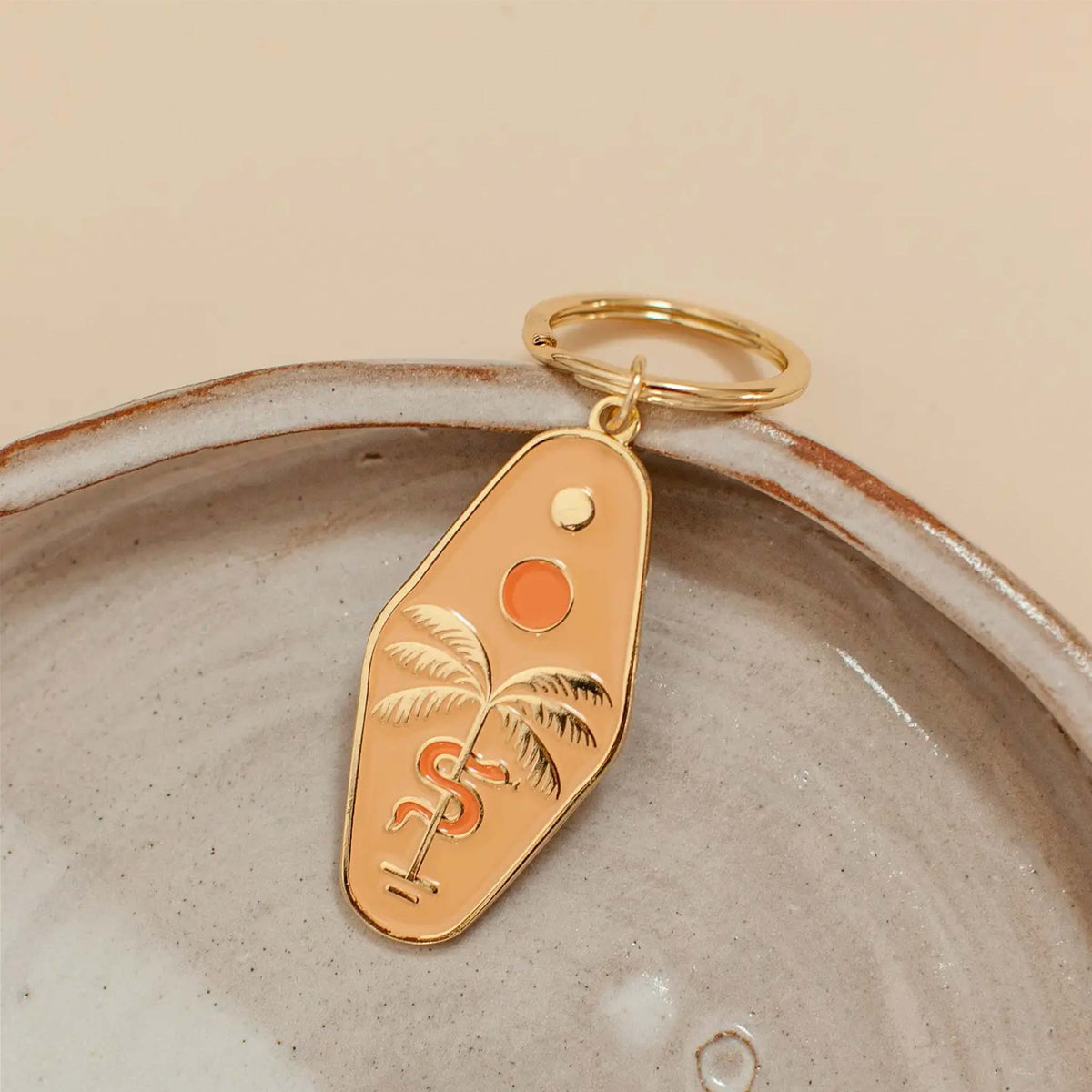 Cai & Jo Serpent Enamel Key Chain | Wanderlust Life