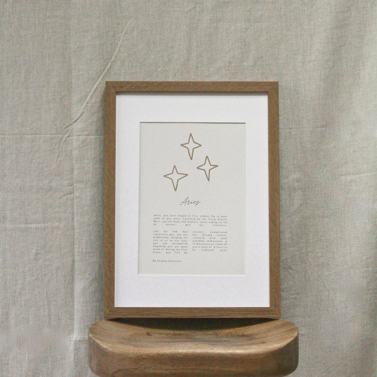 Sunday Valentine Star Sign Prints | Wanderlust Life